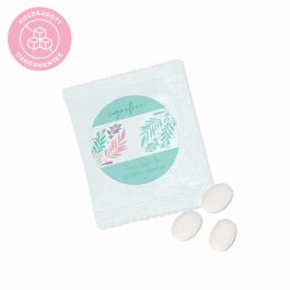 Cukormentes cukorka logózható tasakban